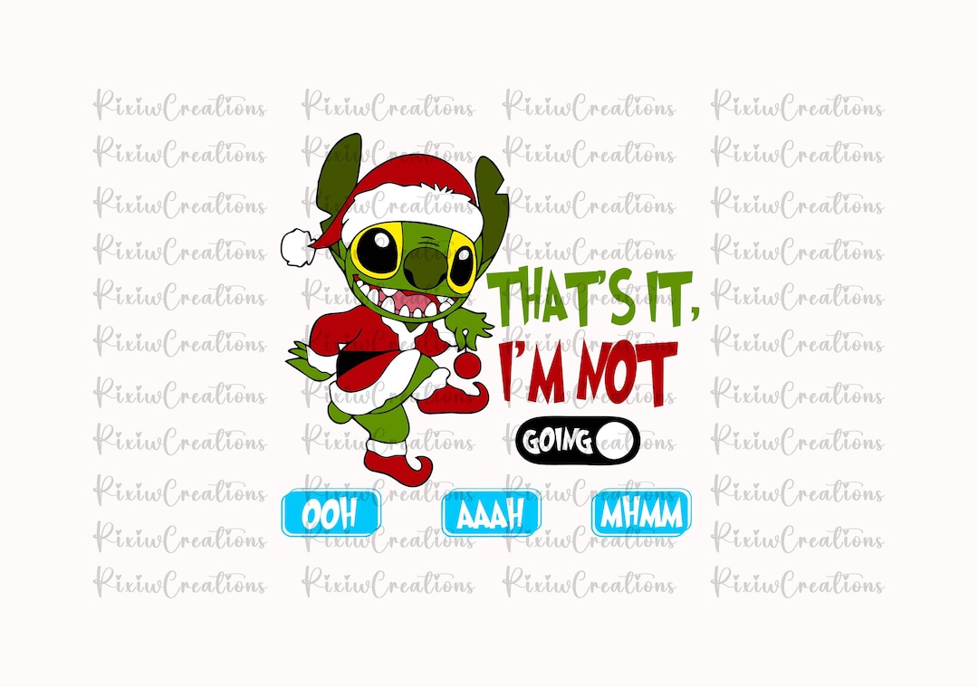 Merry Stitchmas Png Svg, Christmas Mood Png, Merry Christmas Png, Xmas ...