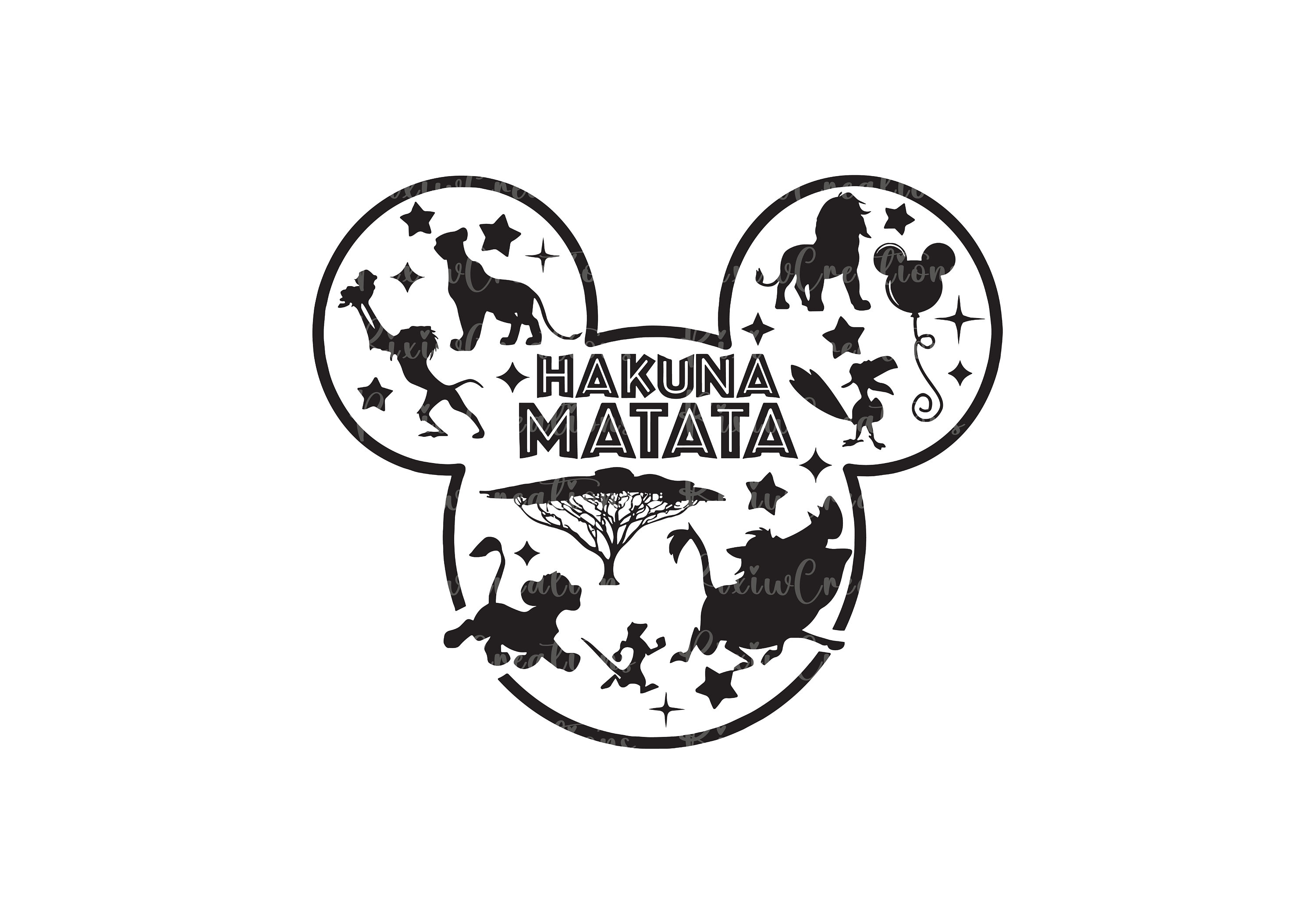 Dibujo Del Símbolo Hakuna Matata Sólo Un Cartel Que Hice. Mi Nueva