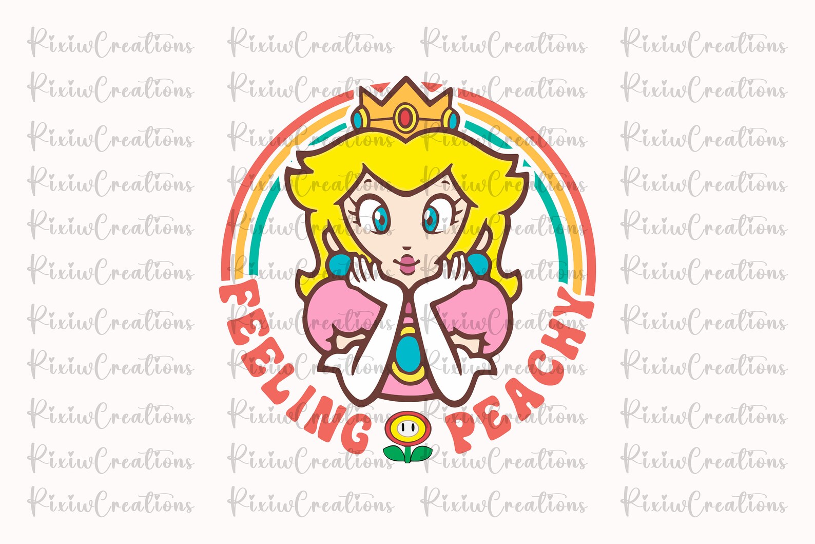 Princess Peach Svg , Princess Peach Png, Design for Shirt, Super Mario ...