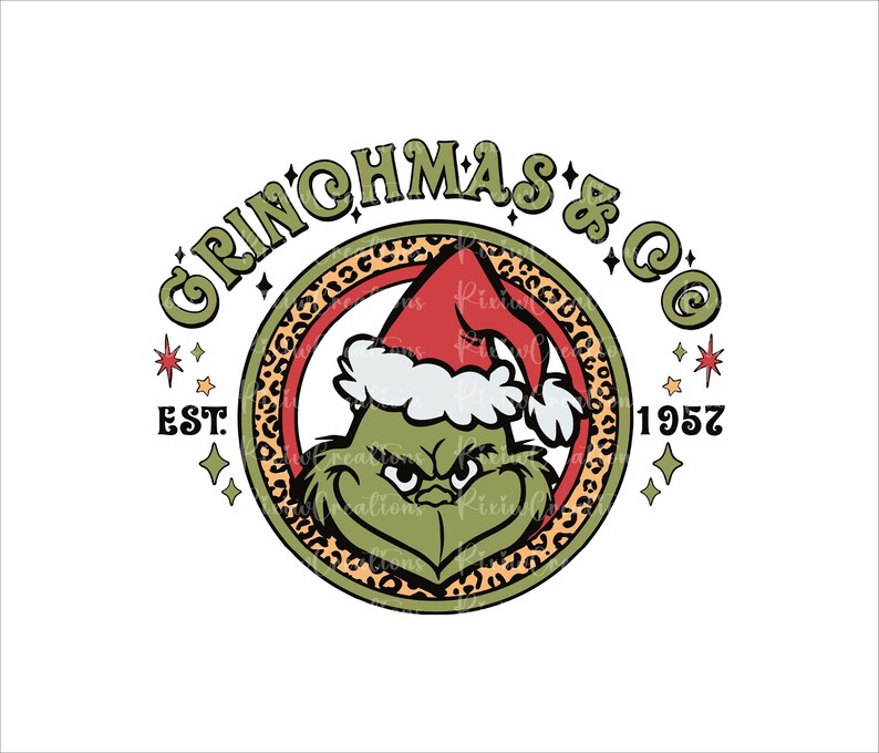 Grinch Leopard Png, Grinch Christmas Gift Svg, Grinchmas Svg, Grinchy ...