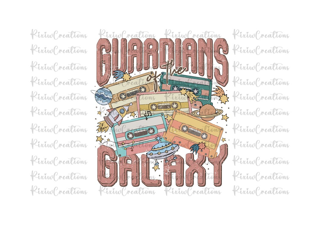 Retro Guardians Galaxy Png, Guardians Galaxy Sublimation Design ...