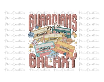 Retro Guardians Galaxy Png Svg, Guardians Galaxy Sublimation Design ...
