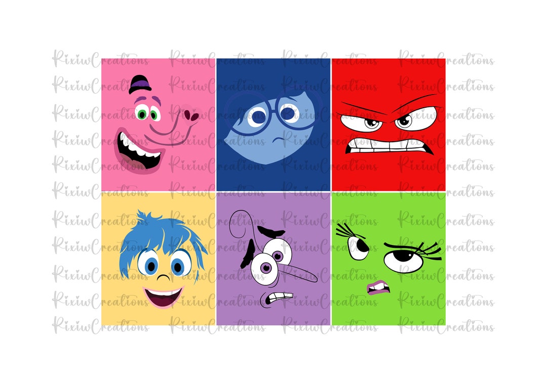 Inside Out Characters Svg, Inside Out Png, Inside Out Svg, Inside Out ...