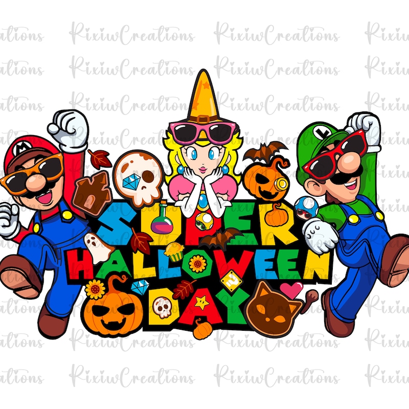 Mario Halloween - Etsy