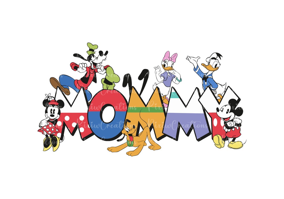 Mouse Mommy Png, Mouse Mommy Svg, Svg for Cricut Sublimation, Mommy Png ...