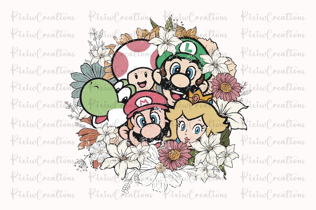 Super Mario Svg, Super Mario Svg, Mario Matching Svg, Mario Svg Bundle ...