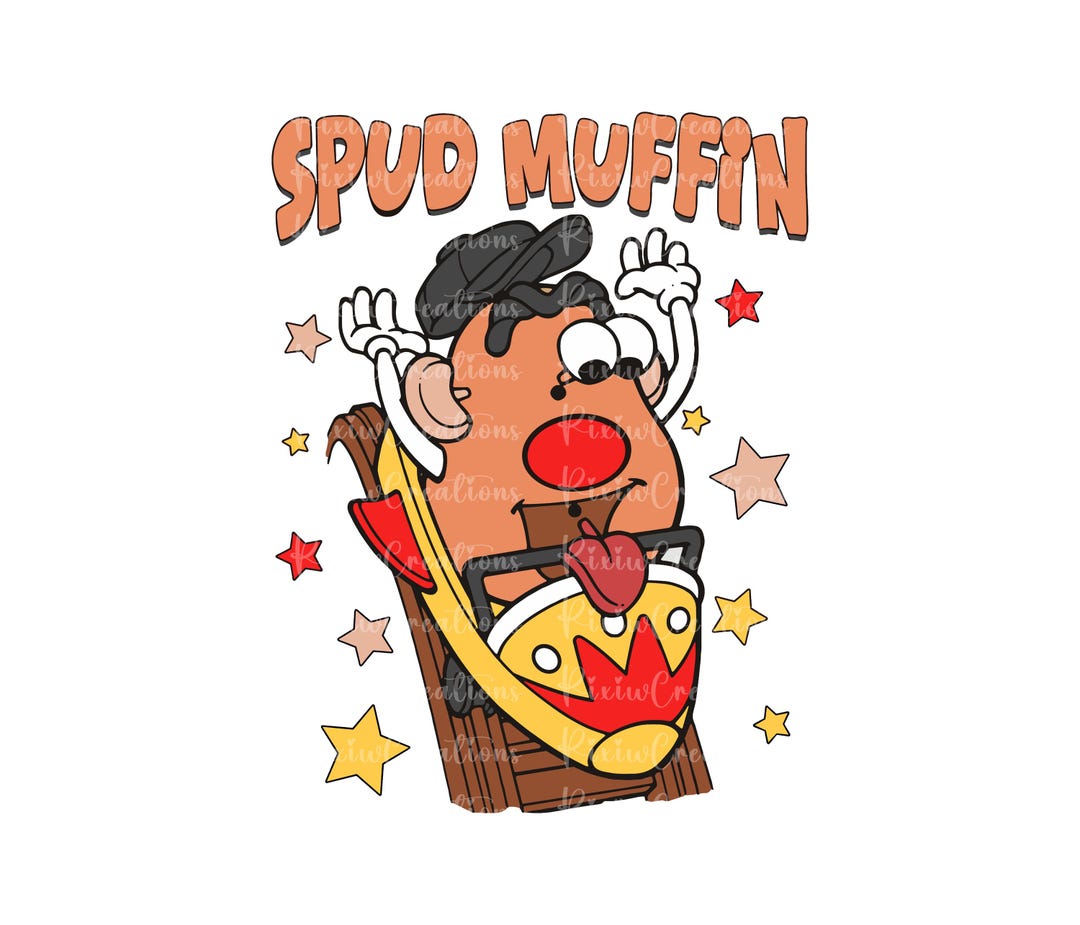 Spud Muffin Png Svg, Mr Potato Png Svg, Toy Story Png Svg, Funny Toy ...