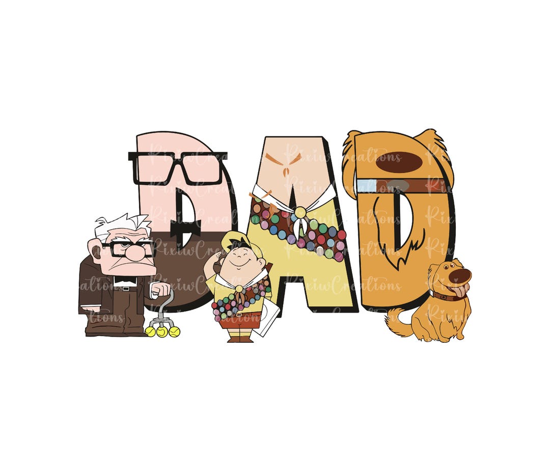Up Dad Png Svg, up Png, Adventure Awaits Paradise Falls Png, Carl ...