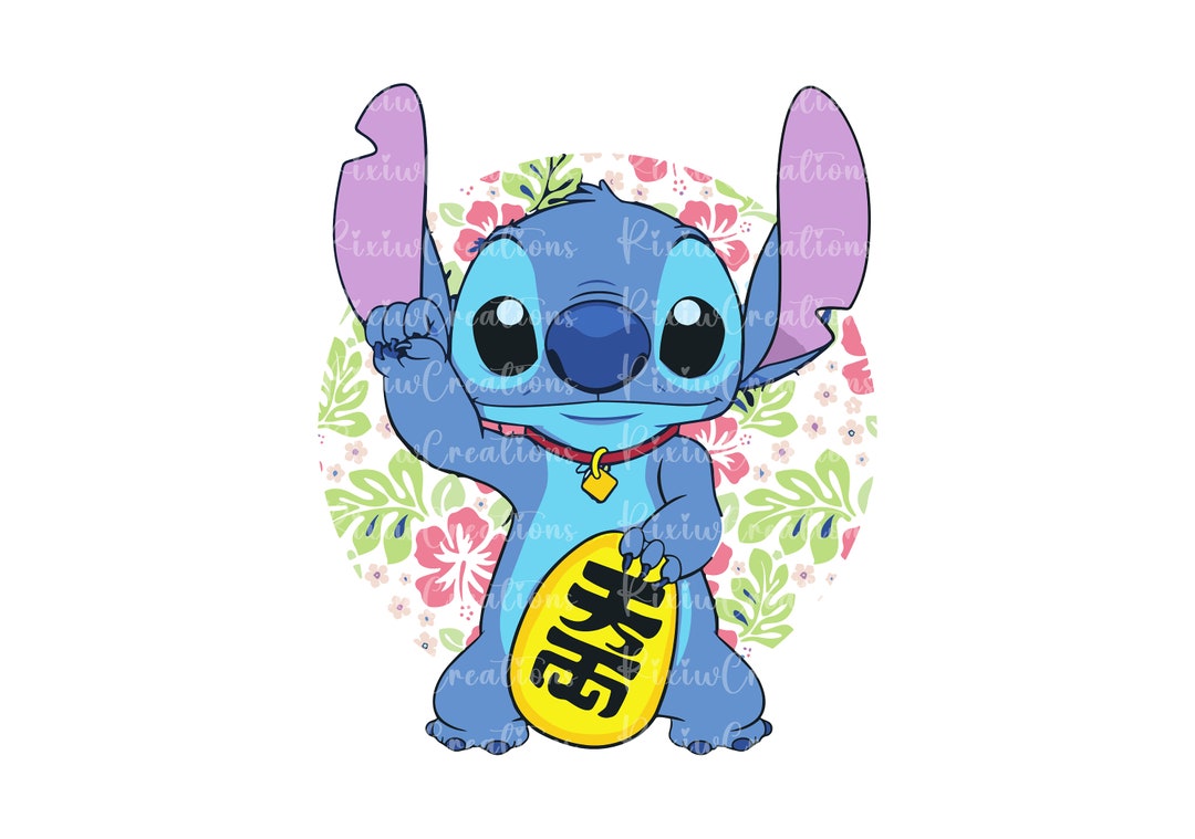 Stitch Png, Retro Stitch Png, Stitch Shirt Png, Stitch Floral Png ...