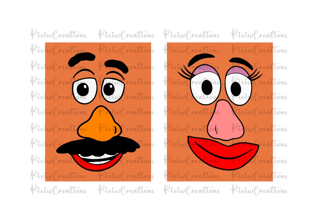 Potato Head Couple Svg, Potato Head Couple Png, Toy Story Svg, Toy ...