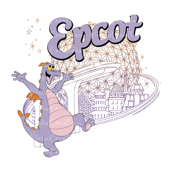 Epcot Figment Png - Etsy