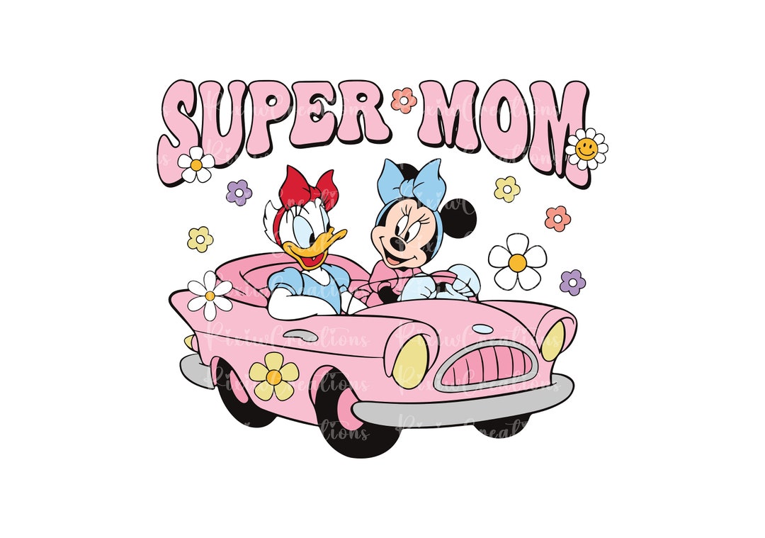 Super Mom Png, Mom and Kid Png, Mouse Mom Png, Png for Sublimation ...