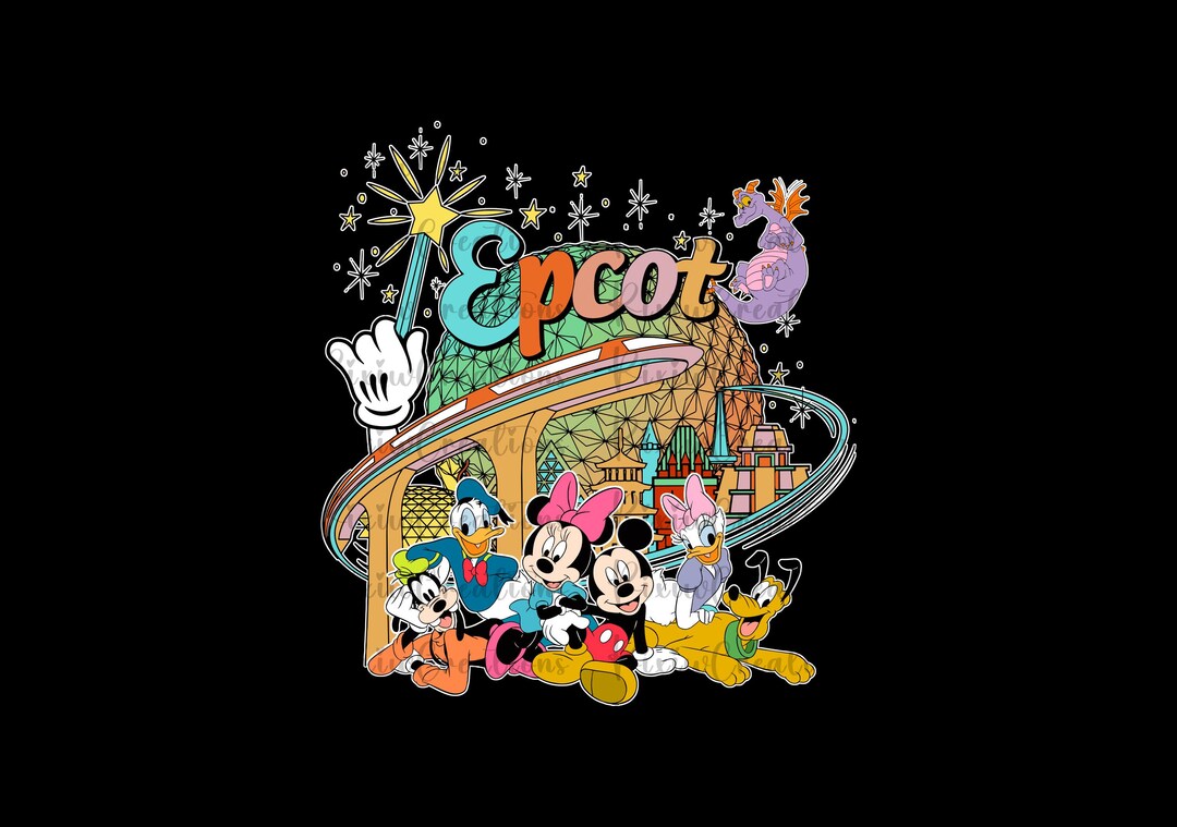 Epcot Png, Mouse and Friends Epcot Png, Family Vacation Png, Magic ...
