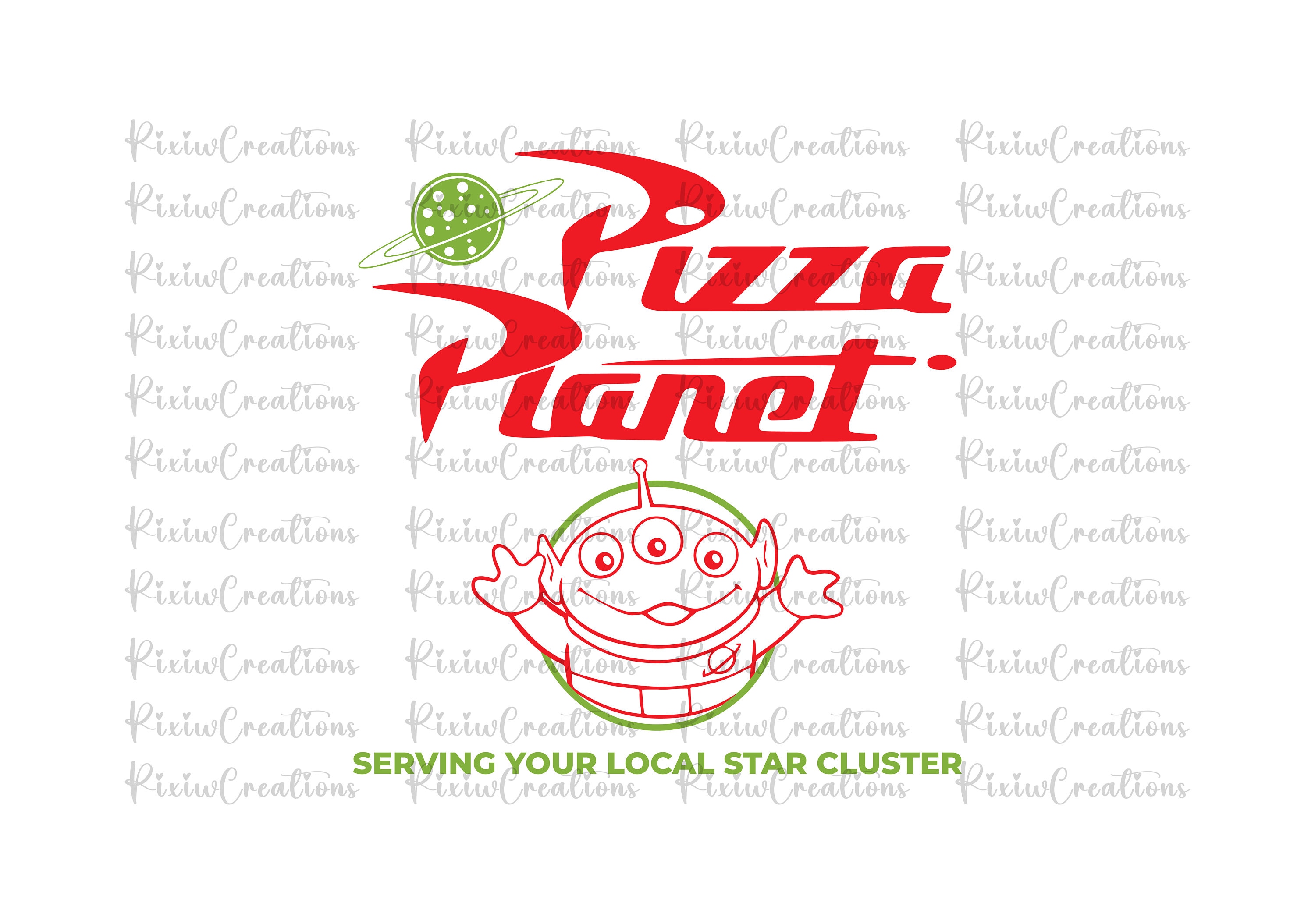 Pizza Planet Png Pizza Planet Svg Aliens Svg Png Foods and - Etsy