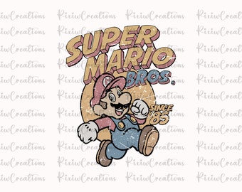 Super Mario Made Png, Super Mario Clipart, Printable Mario Png, Digital ...