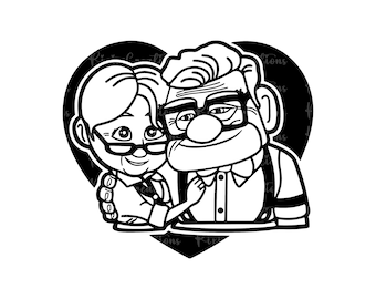 Adventure is Out There Svg, up Movie Svg, Carl and Ellie Svg, up Svg ...