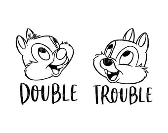 Double Trouble Png Svg, Family Vacation Png Svg, Svg Files for Cricut ...