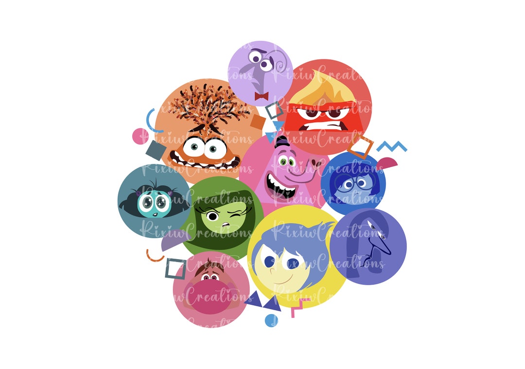 Personajes de Inside Out 2 Png, Imágenes prediseñadas de Inside Out 2 ...