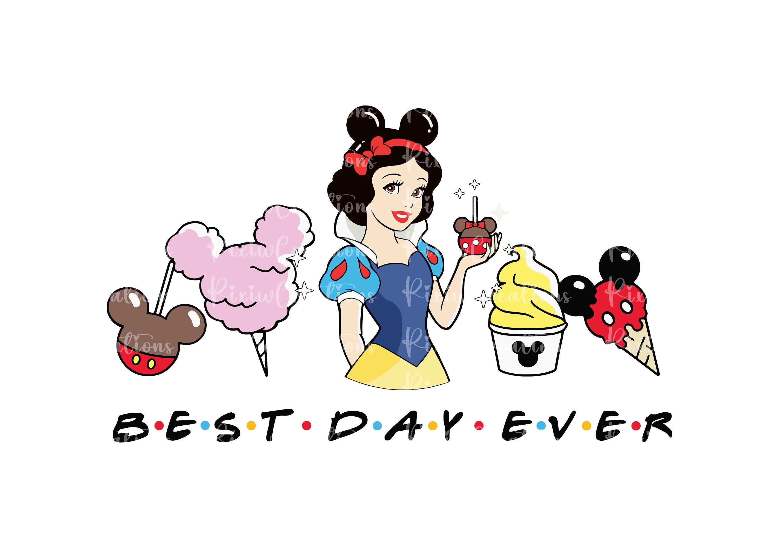 Snow White Png, Snow White Best Day Ever Png, Princess Png, Princess ...