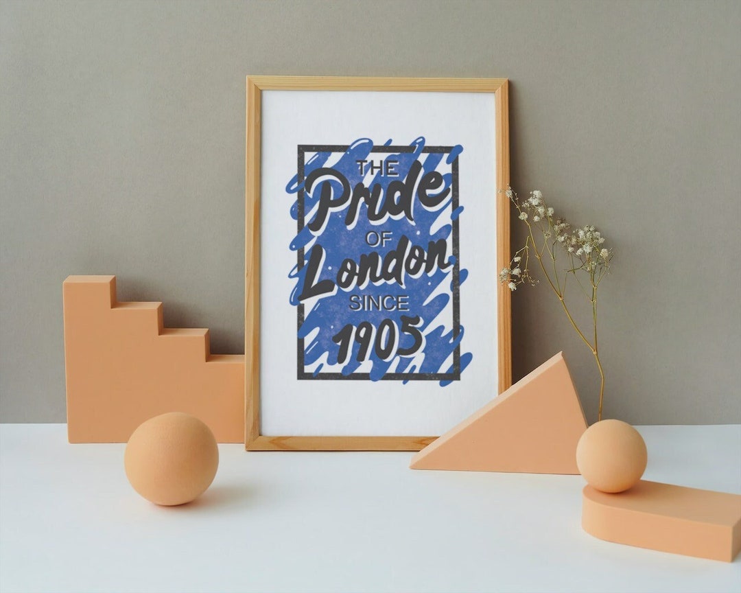 Chelsea FC Wall Art Pride of London Football Poster - Etsy