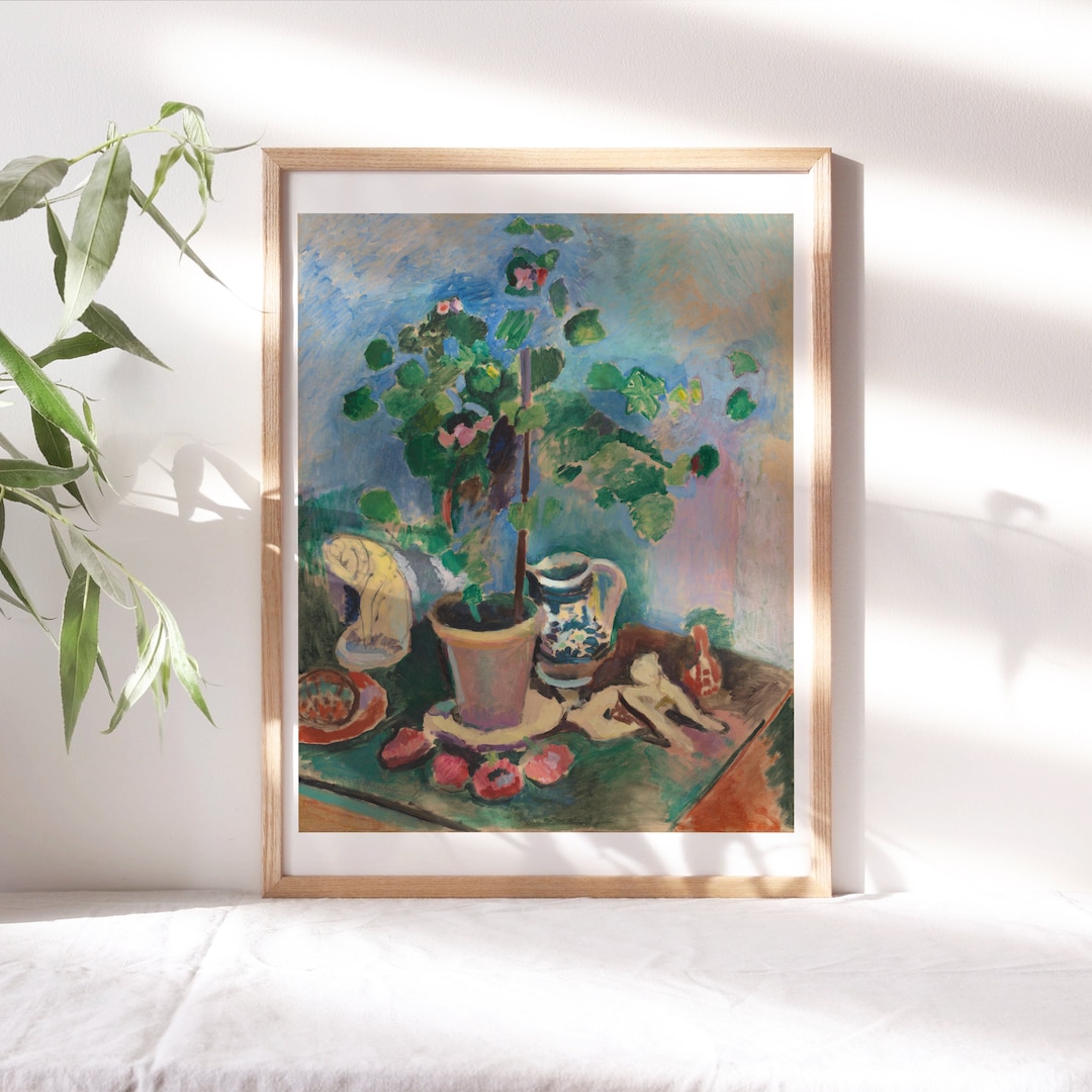 Henri Matisse, Still Life With Geranium, 1906 Contemporary Trending ...