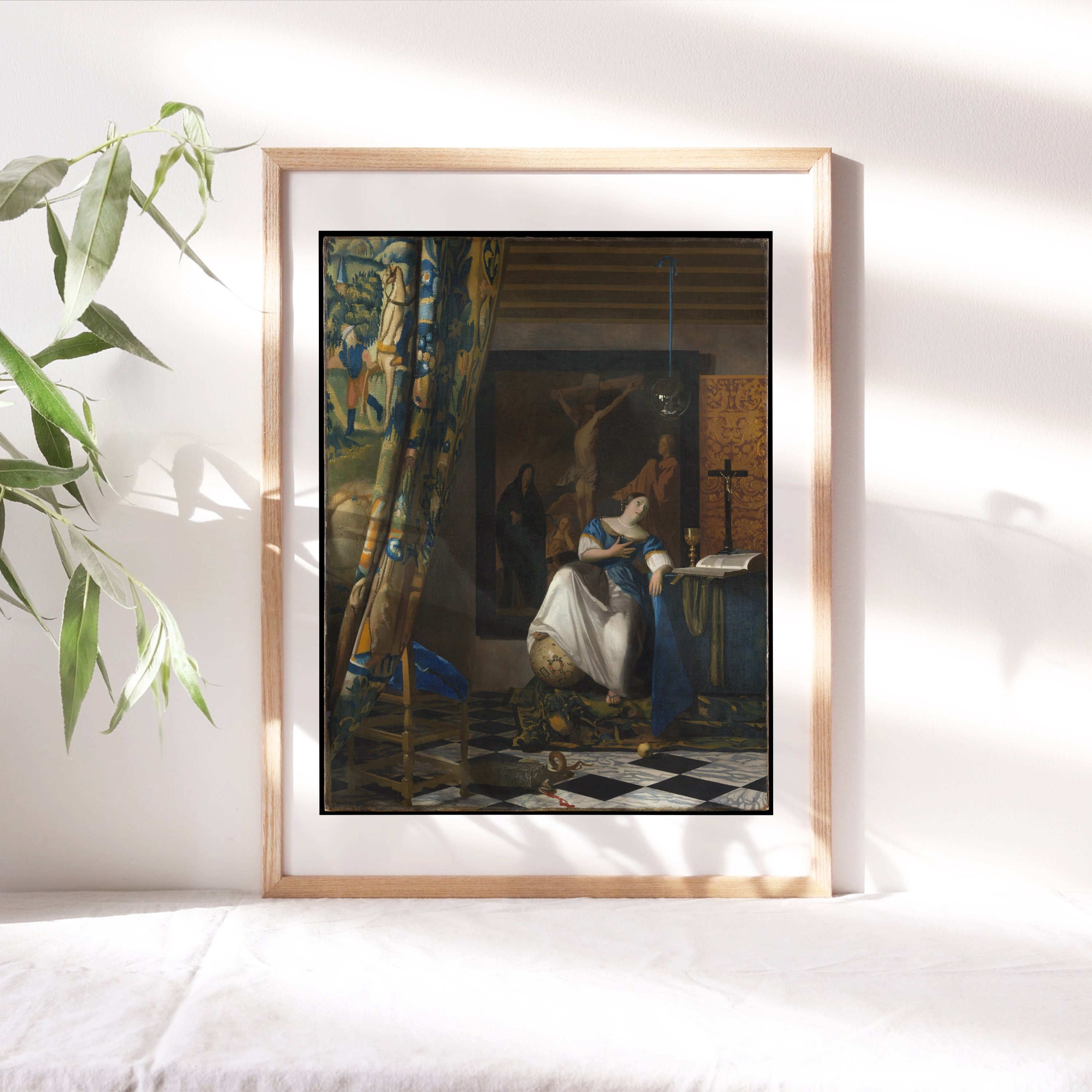 Johannes Vermeer, Allegory of the Catholic Faith, 1672, Living Room ...