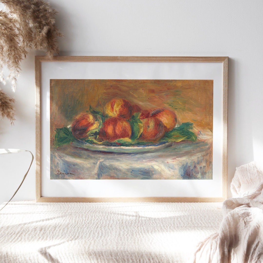 Pierre-auguste Renoir, Peaches on a Plate, 1905, Living Room Décor ...