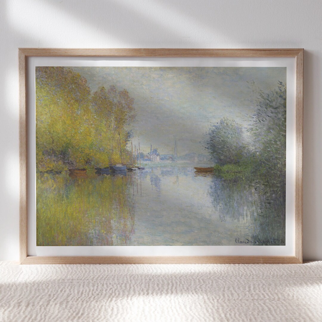Claude Monet Autumn on the Seine Argenteuil 1873 Kitchen - Etsy