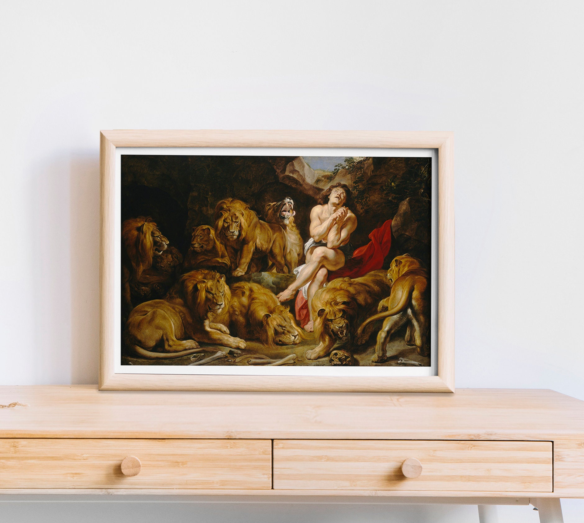 Peter Paul Rubens, Daniel in the Lions Den, 1614, Fine Art Poster ...