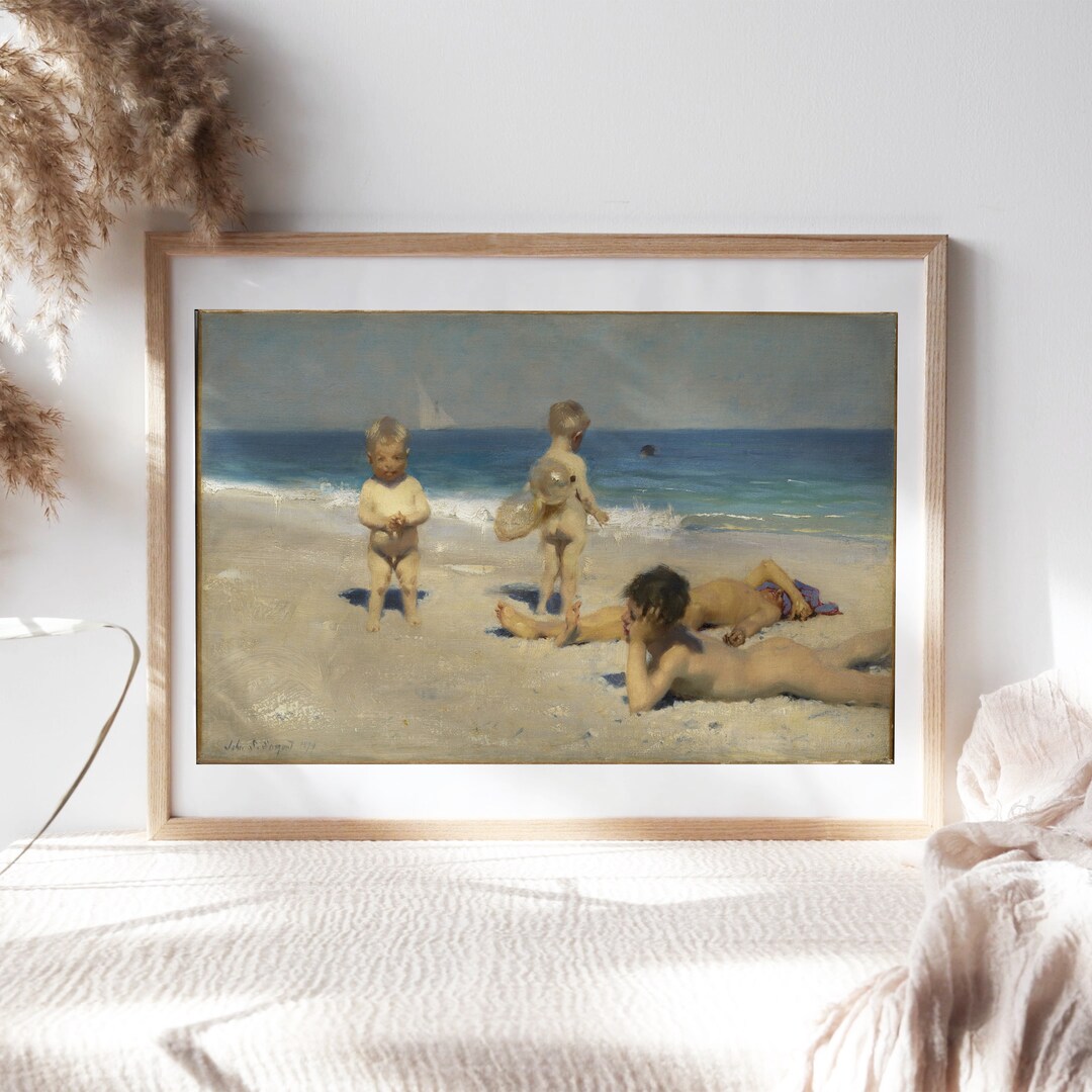 JOHN SINGER SARGENT, Neapoltan Children Bathing, 1879 Nursery Wall ...