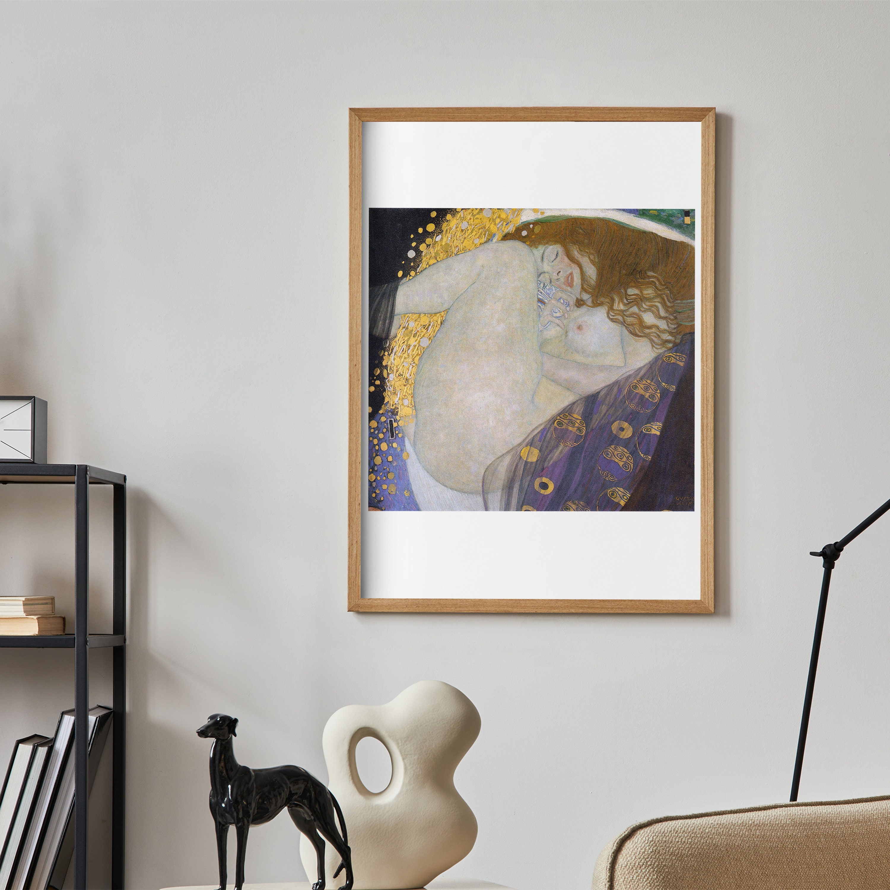 Gustave Klimt, Danae, 1907, Living Room Wall Décor, Office Wall Art ...