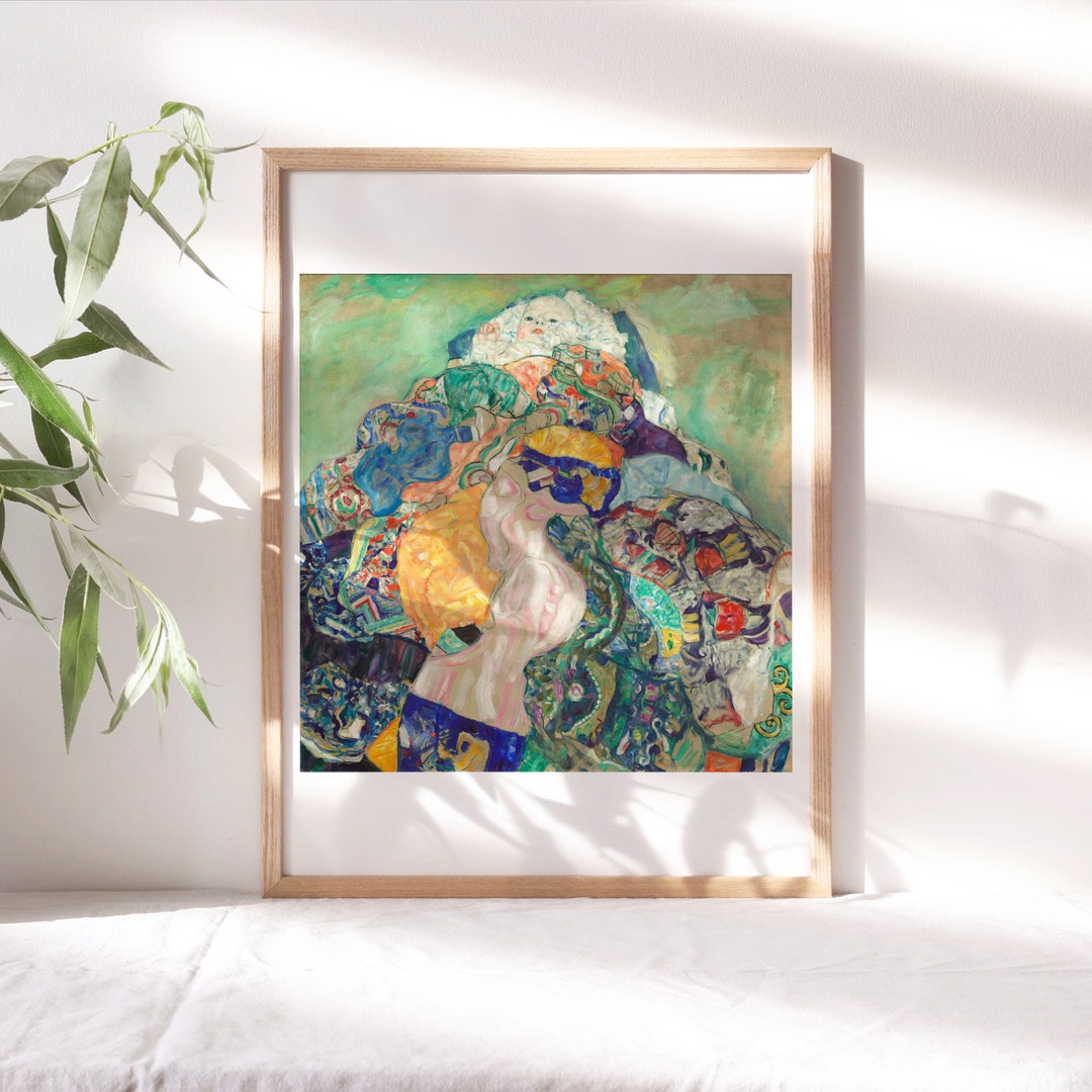 Gustav Klimt, Baby, 1918, Living Room Wall Décor, Vintage Wall Art ...