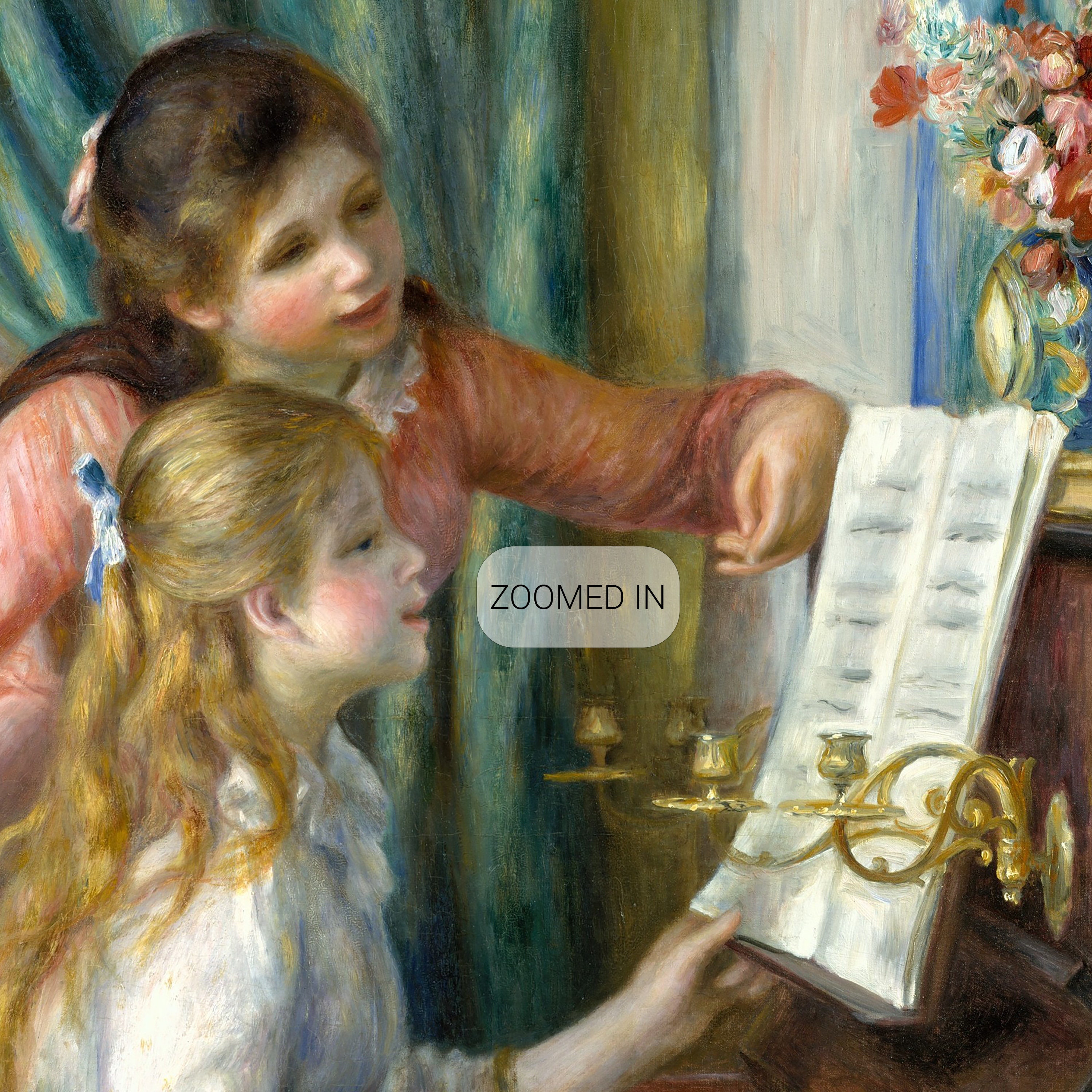 Pierre-auguste Renoir, Two Young Girls at the Piano, 1892, Living Room ...
