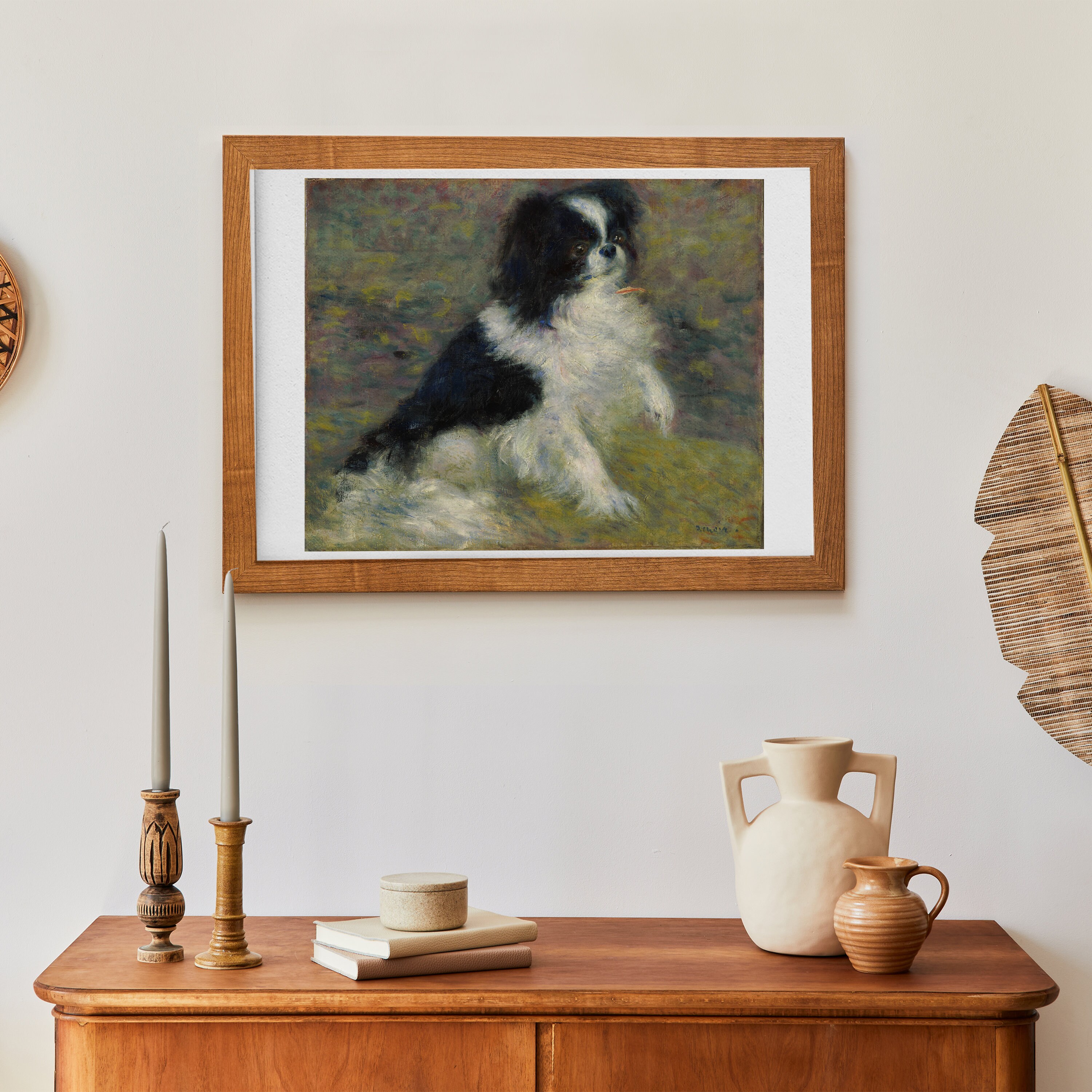 Pierre-auguste Renoir Tama the Japanese Dog 1876 Wall Décor - Etsy