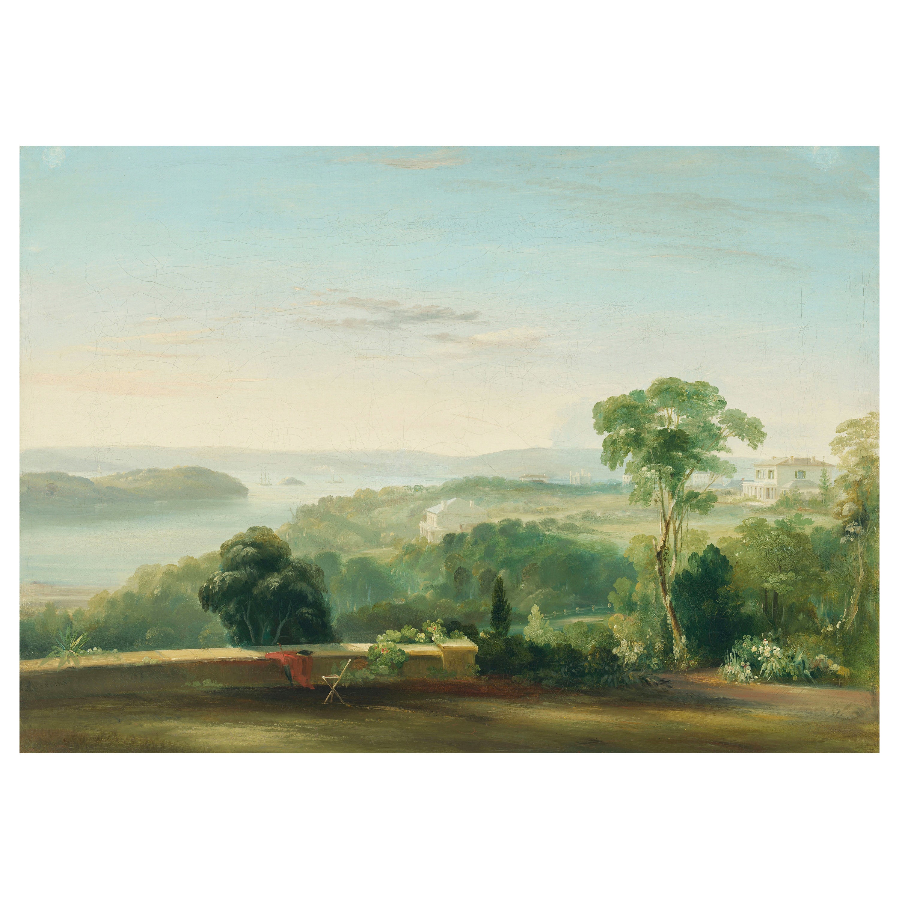Conrad Martens, View From Rose Bank, 1840, Fine Art Poster, Moody Wall ...