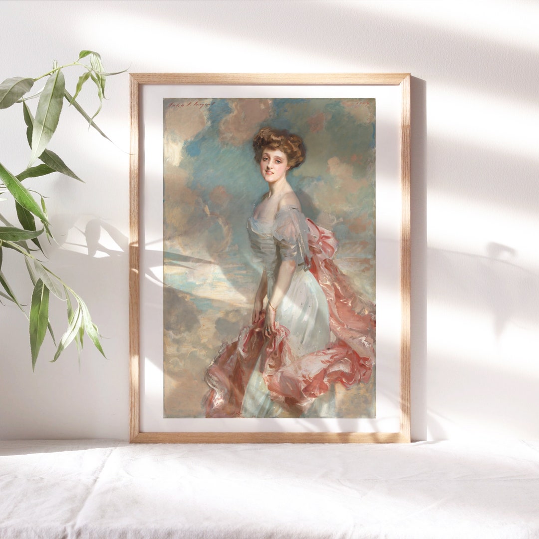 John Singer Sargent, Miss Mathilde Townsend 1907, Wall Décor, Office Moody Art, Female Art ...