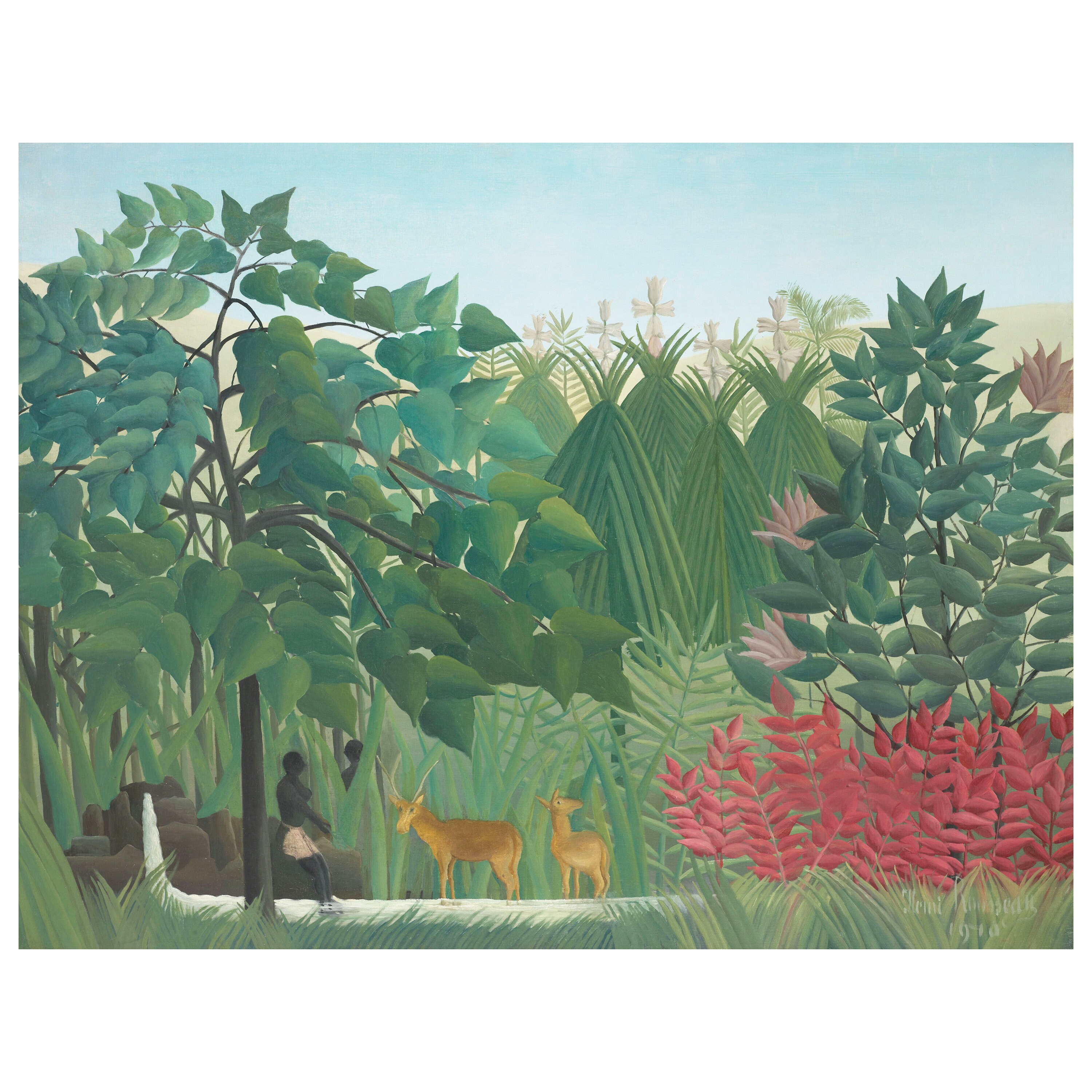 Henri Rousseau the Waterfall 1910 Fine Art Poster Moody - Etsy