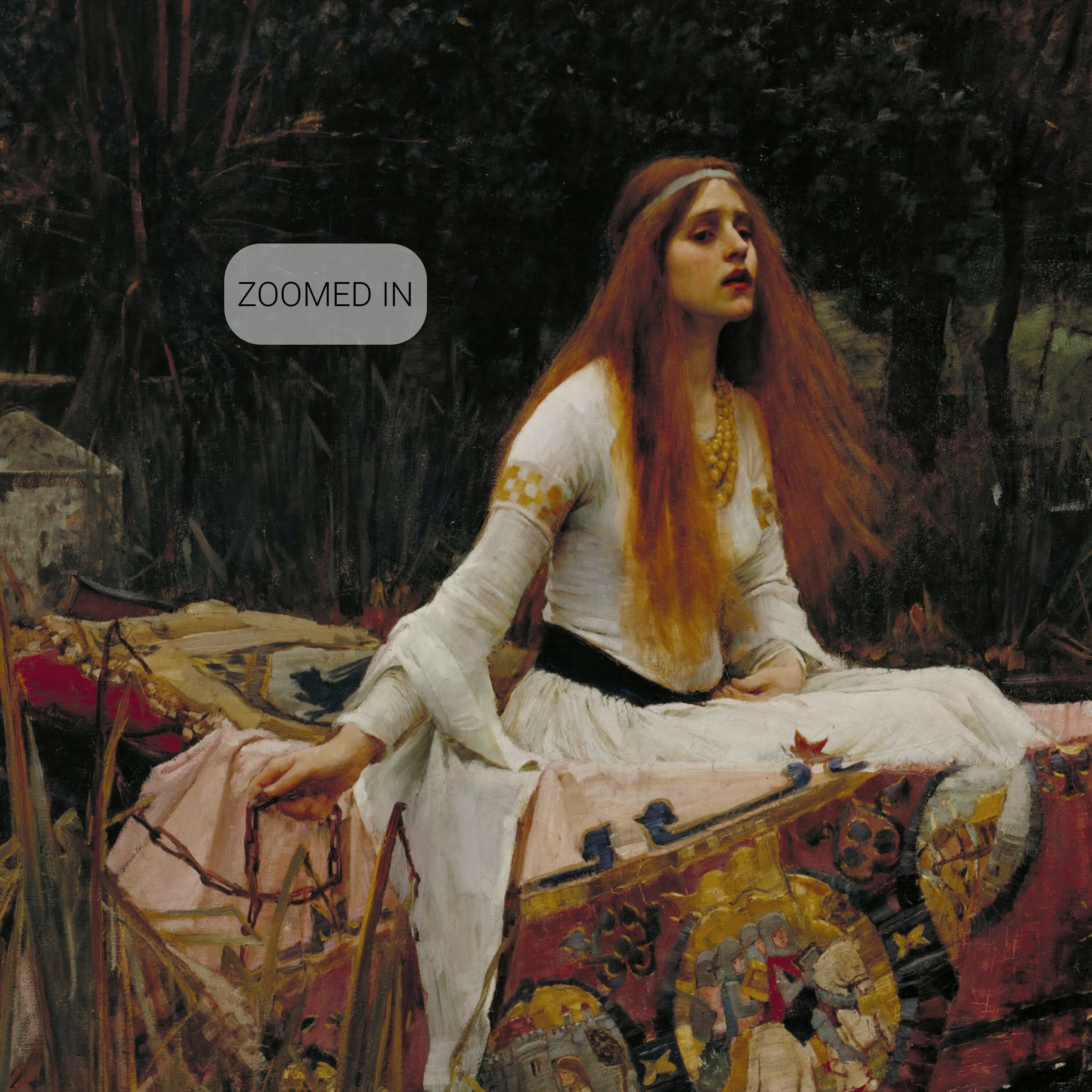 John William Waterhouse, the Lady of Shalott, 1888, Living Room Wall ...