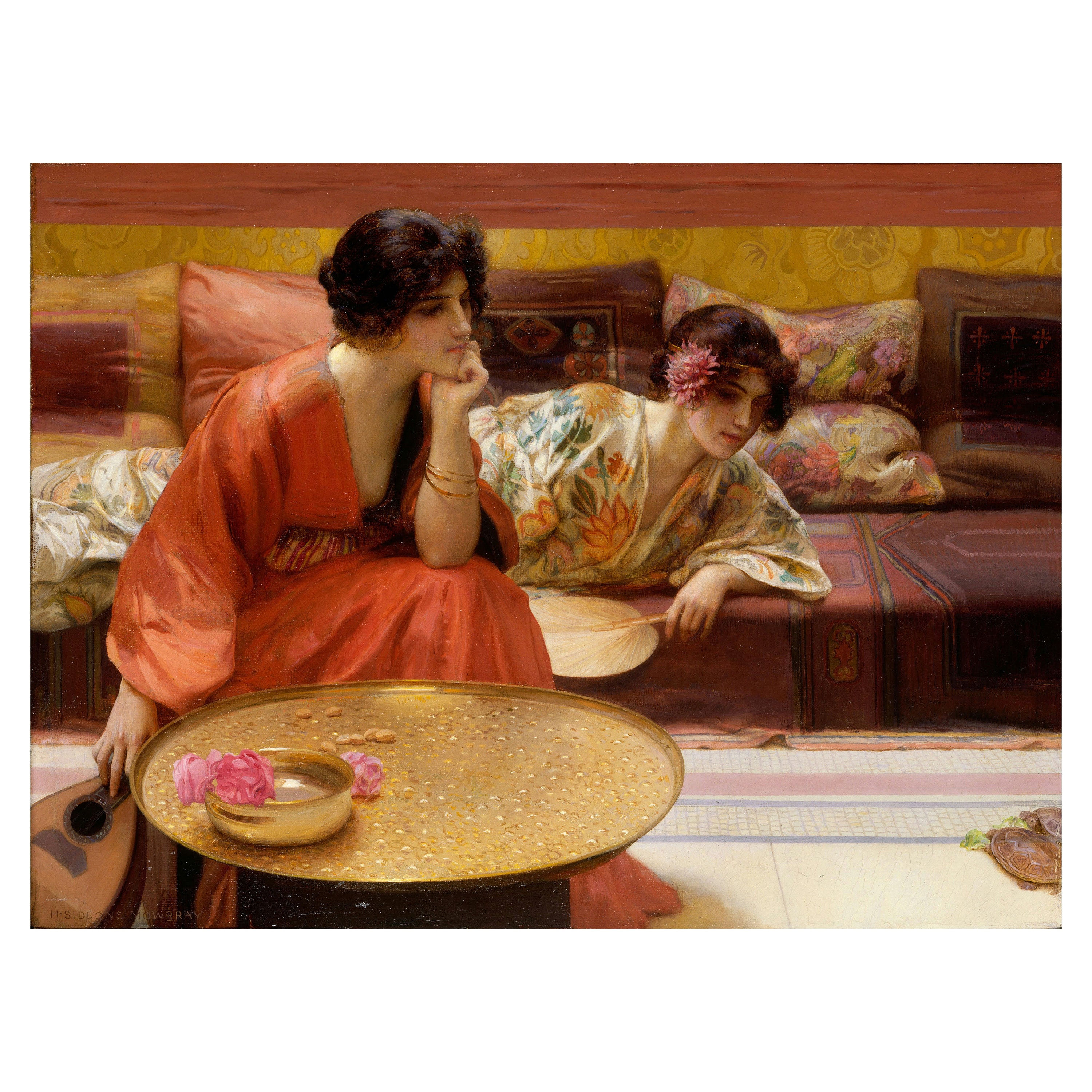 Harry Siddons Mowbray Idle Hour 1895 Fine Art Poster - Etsy.de