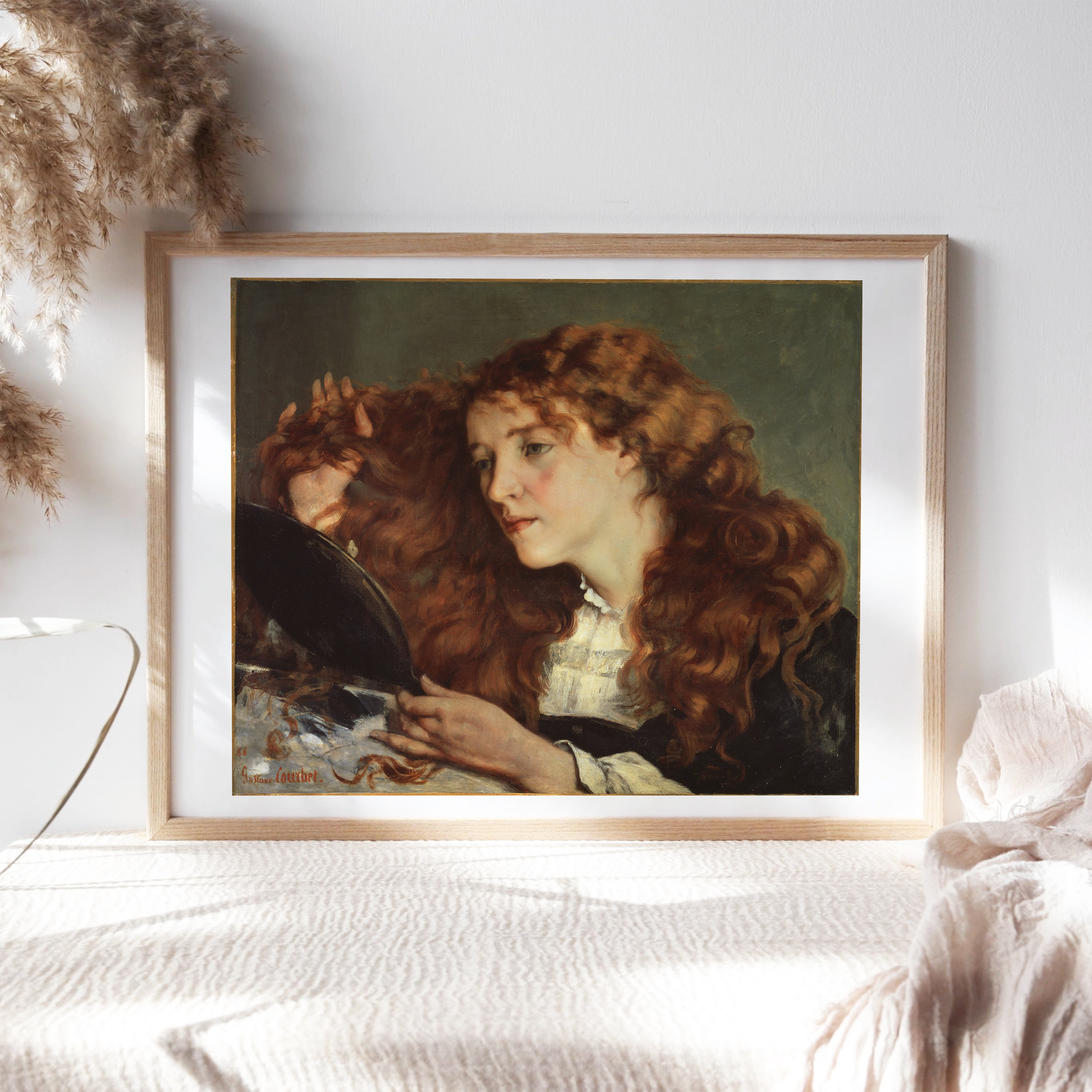 Gustave Courbet Jo the Beautiful Irish Girl 1866 Wall Décor Premium ...