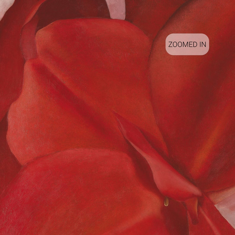 Georgia O'keeffe, Red Cannas, 1927, Fine Art Poster, Moody Wall Décor ...