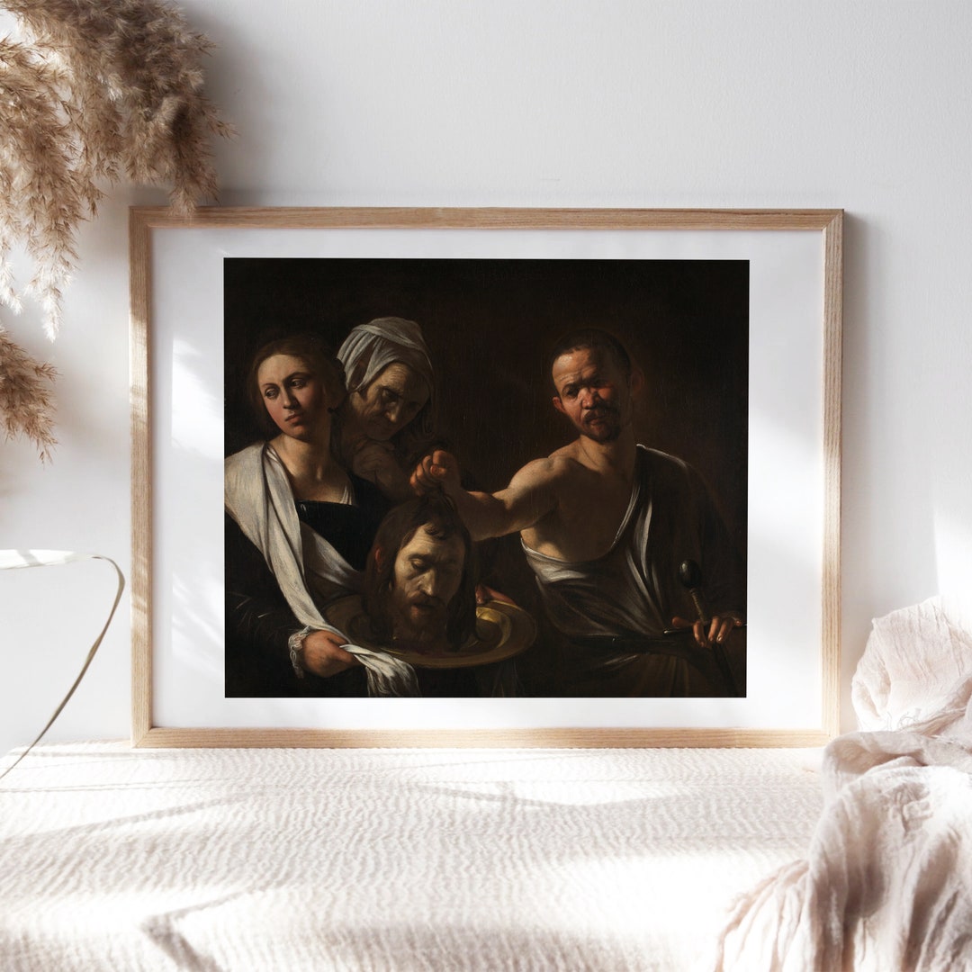 Caravaggio, Salome With the Head of St John the Baptist, 1607 Living ...
