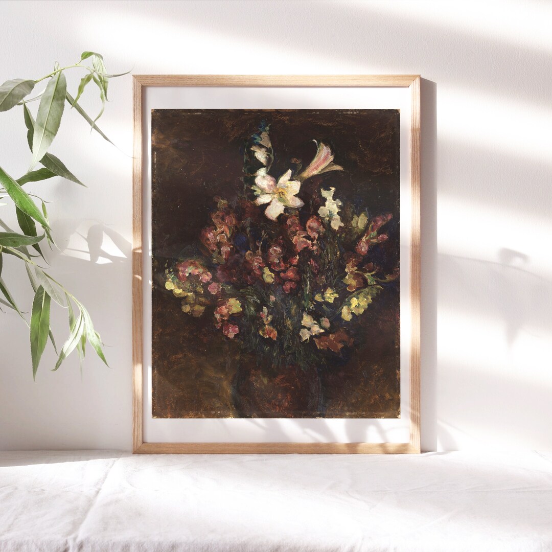 Samuel Mutzner, Still Life With Flowers, 1912 Office Wall Prints ...