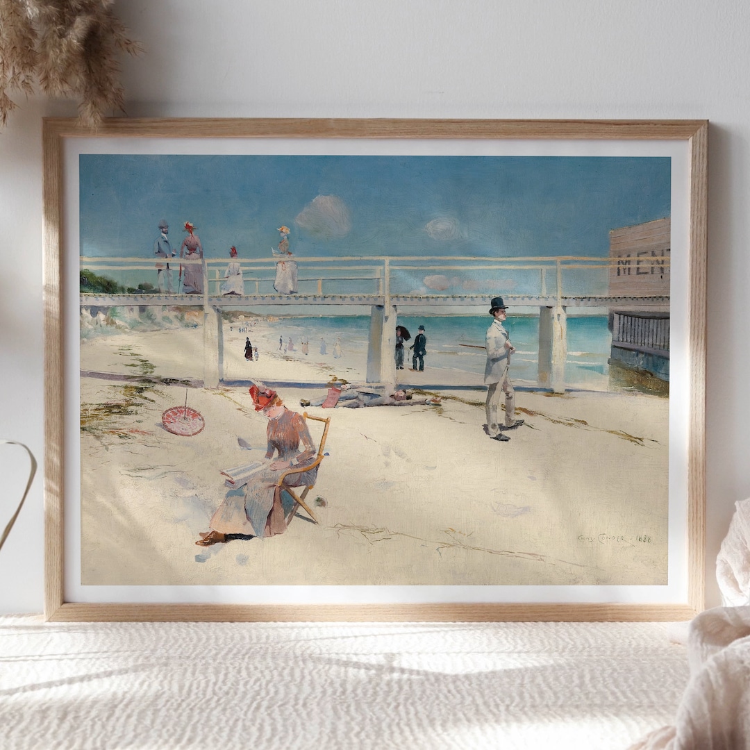 Charles Conder A Holiday at Mentone 1888 Living Room Décor - Etsy