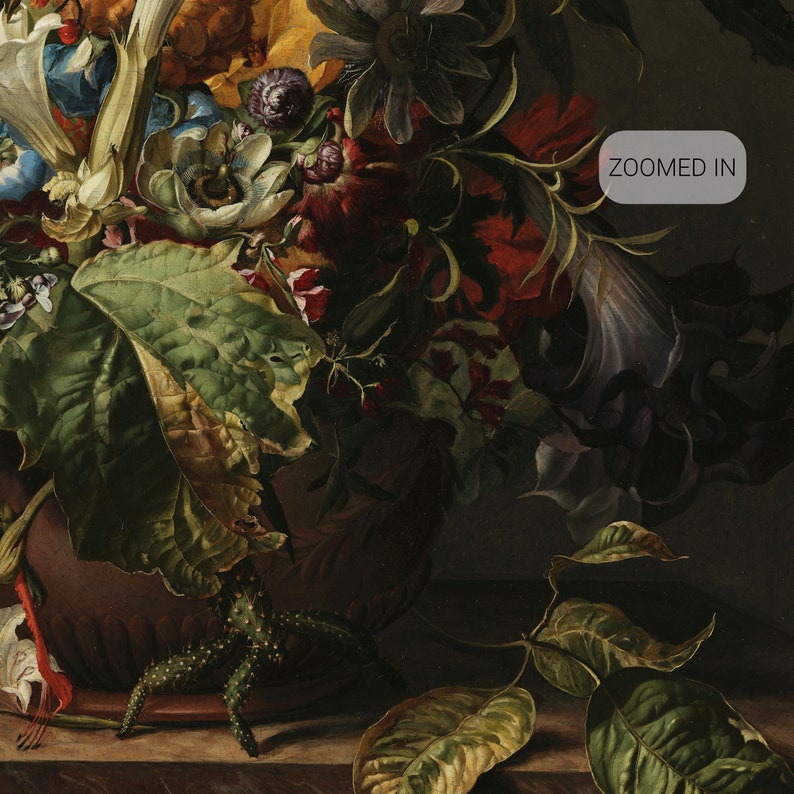 Rachel Ruysch, Still Life of Exotic Flowers on a Marble Ledge, 1735 ...