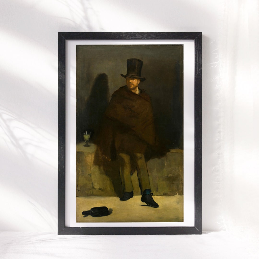 Édouard Manet the Absinthe Drinker 1859 Living Room Decor - Etsy