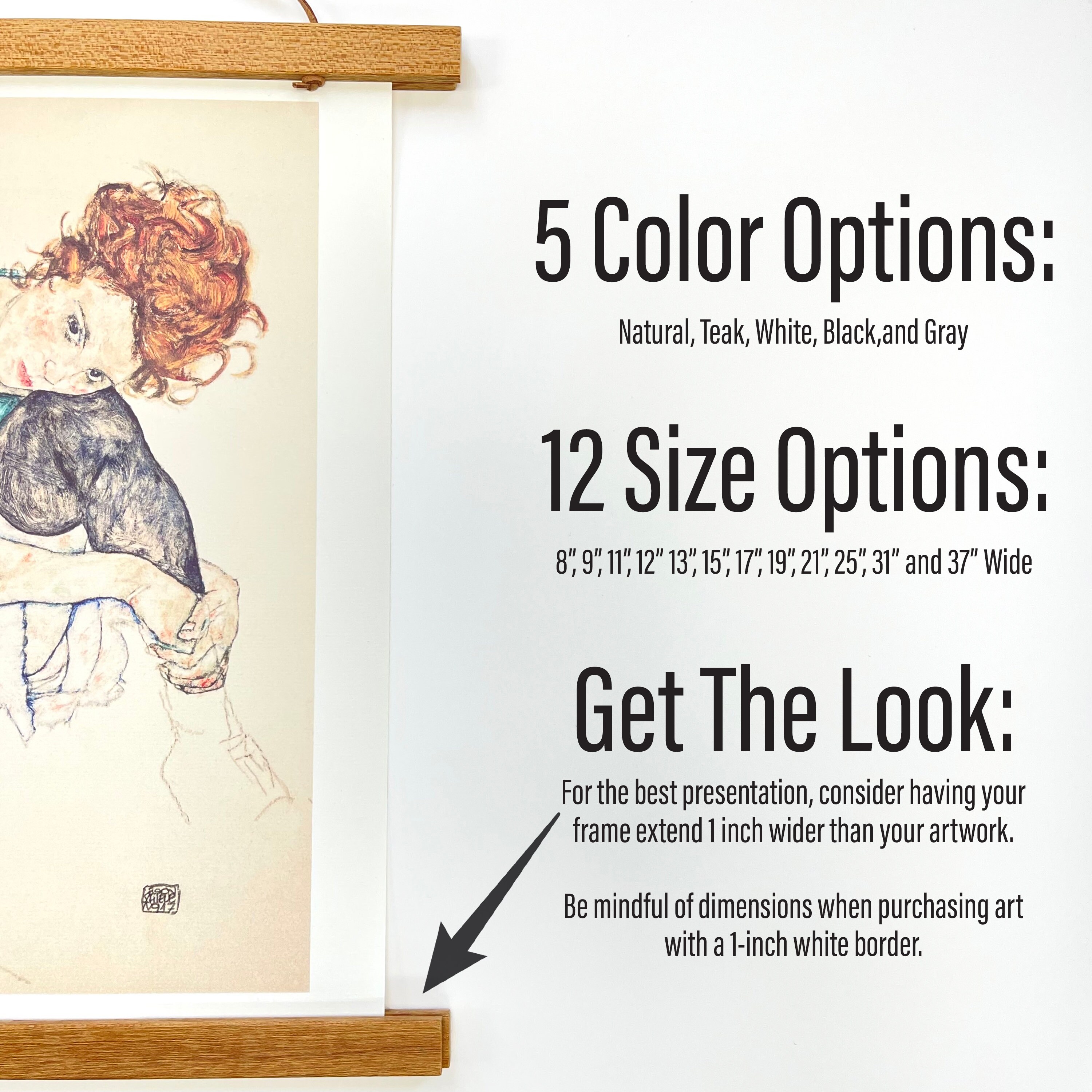 Magnetic Poster Hanger for Posters Prints & Paintings, Poster Holder ...