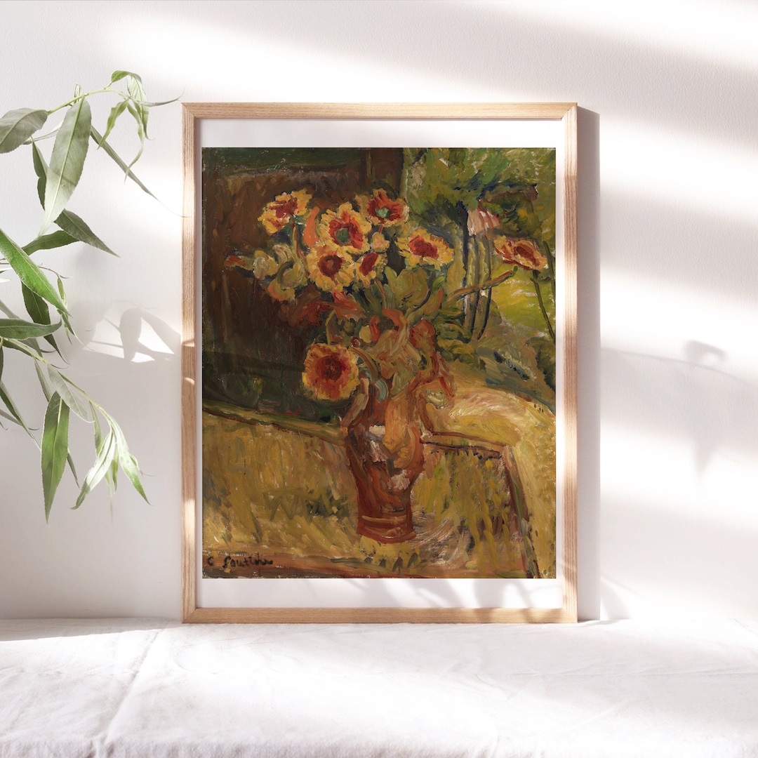 Chaim Soutine, Bouquet of Flowers, 1918 Moody Romantic Trending Kitchen ...