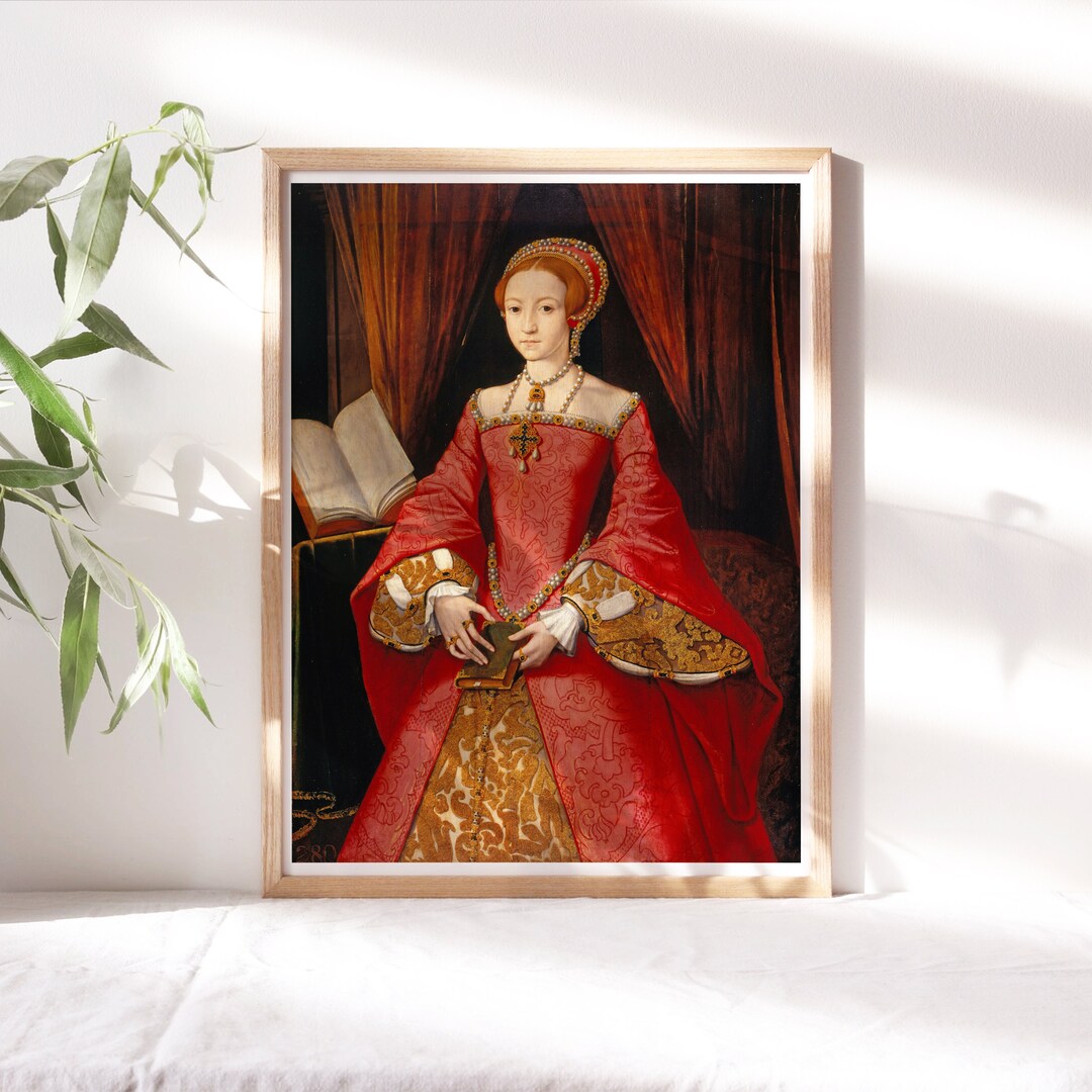 William Scrots, Elizabeth I When a Princess, 1546, Fine Art Poster ...