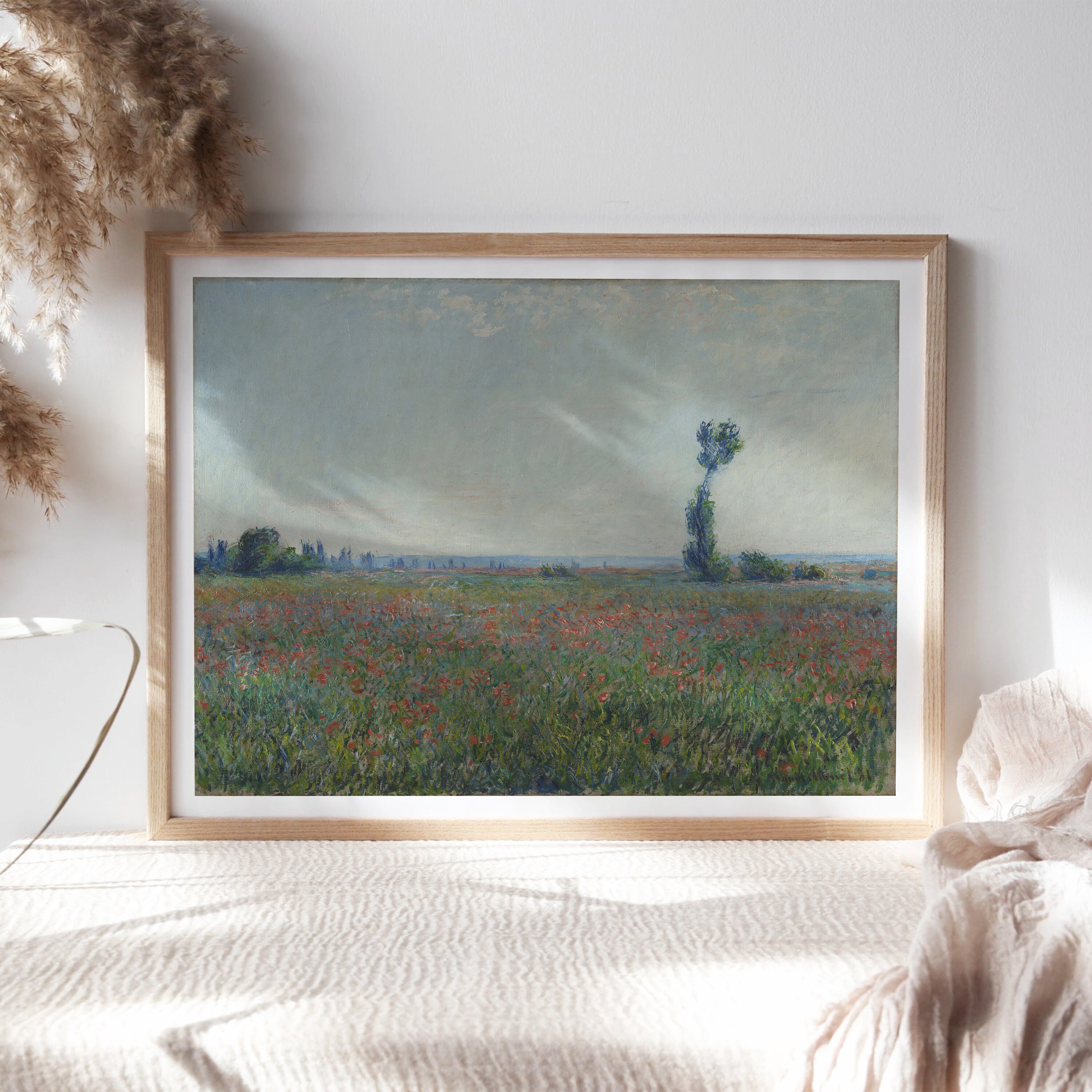 Claude Monet, Field of Poppies, 1881 Wall Décor, Contemporary Art ...